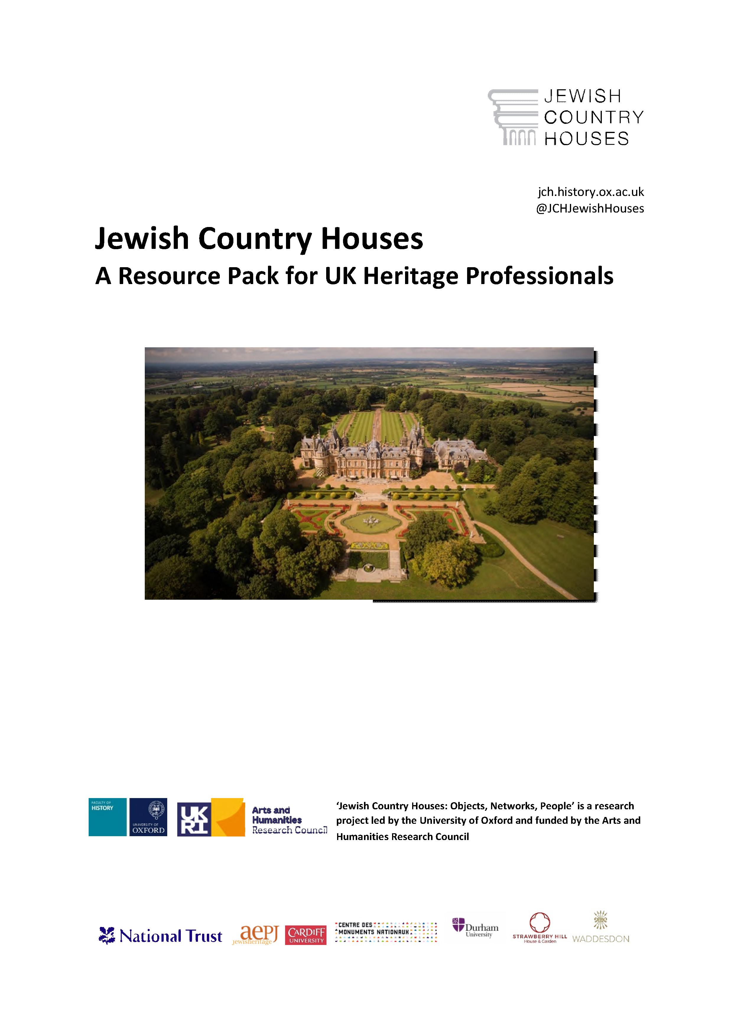 Resource Packs | JCH: Jewish Country Houses & their Worlds
